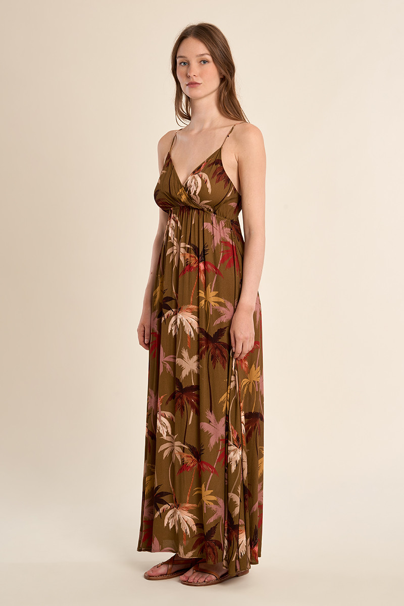 Maxi dress, printed