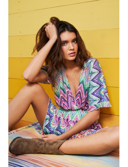 Robe courte à volants - Molly Bracken E-Shop